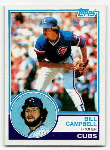 1983 Topps #436 - Bill Campbell - Chicago Cubs - NM/MT - ID108 | eBay