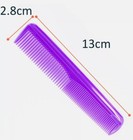 Comb Hair Styling Set Pin Tail Fine Wide Toothed Comb 6 Type Pink ...