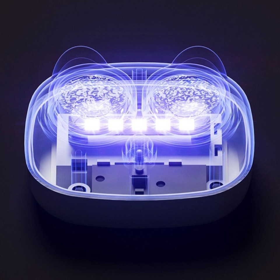 Ultrasonic Protein Cleaning Machine Portable Contact Lenses Case | eBay ...