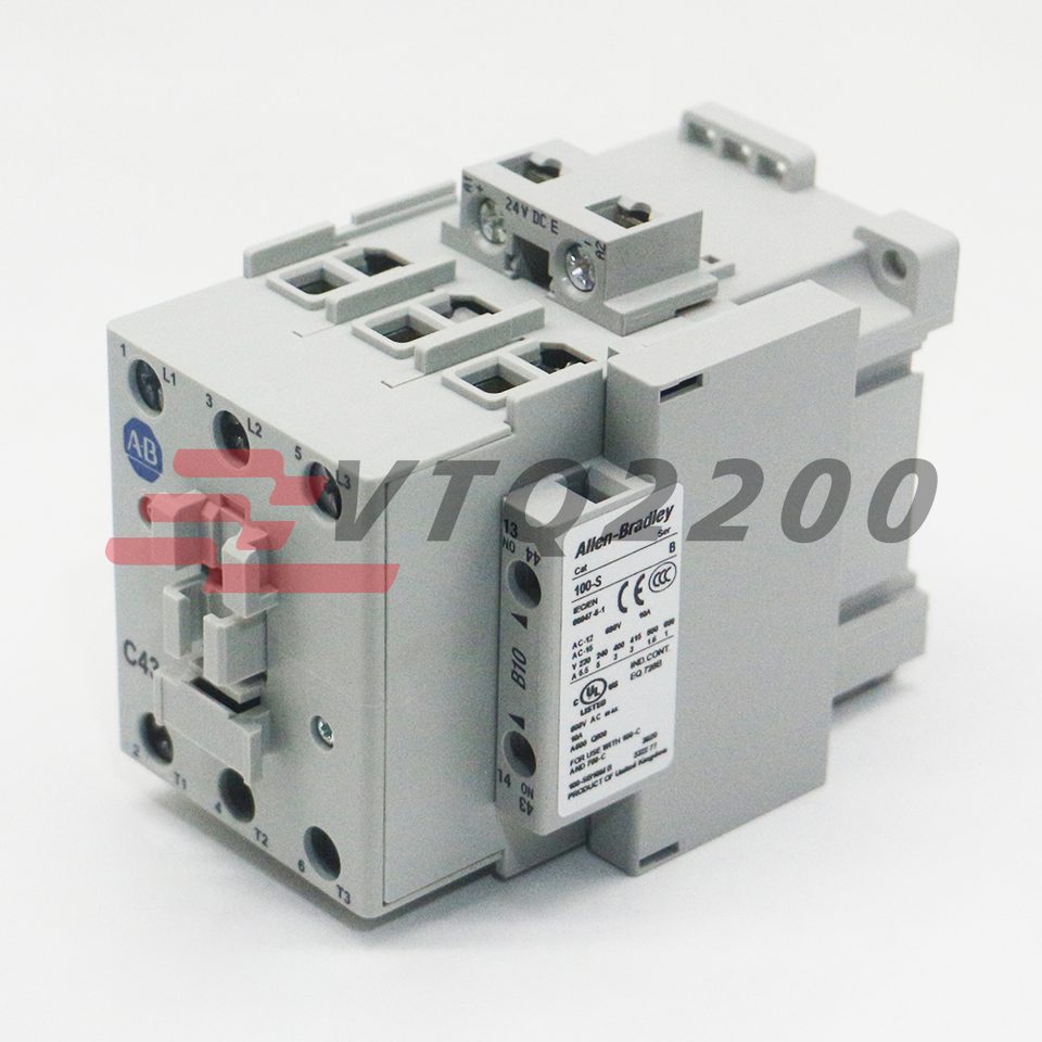 Brand 100-C43EJ10 Allen-Bradley 100-C IEC Contactor 24V DC Electronic ...
