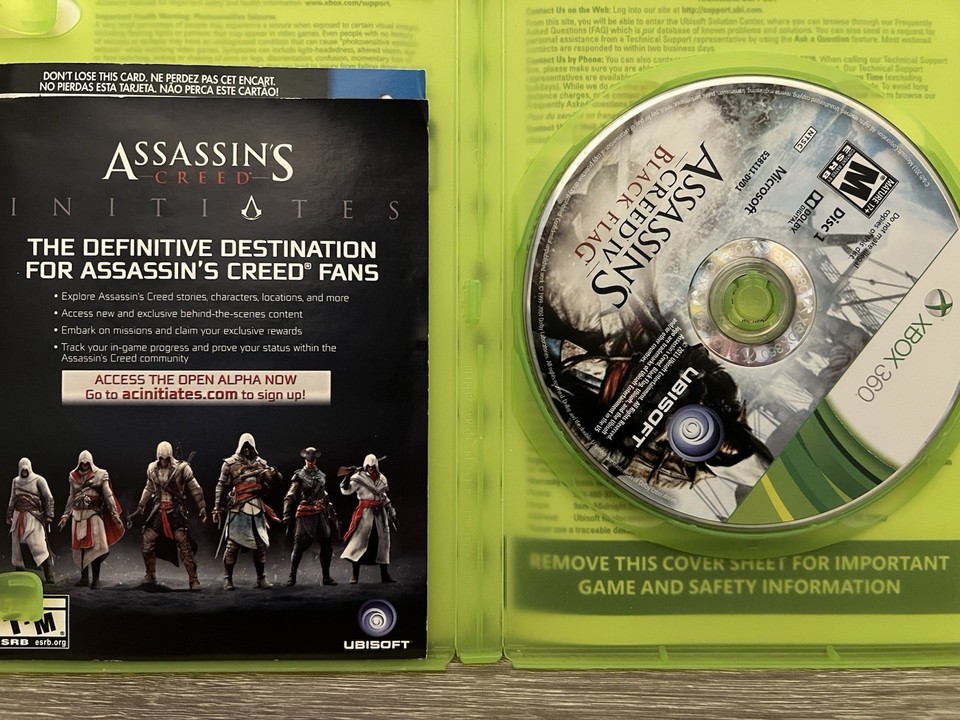 Assassin’s Creed IV: Black Flag (Microsoft Xbox 360, 2013) Tested ...