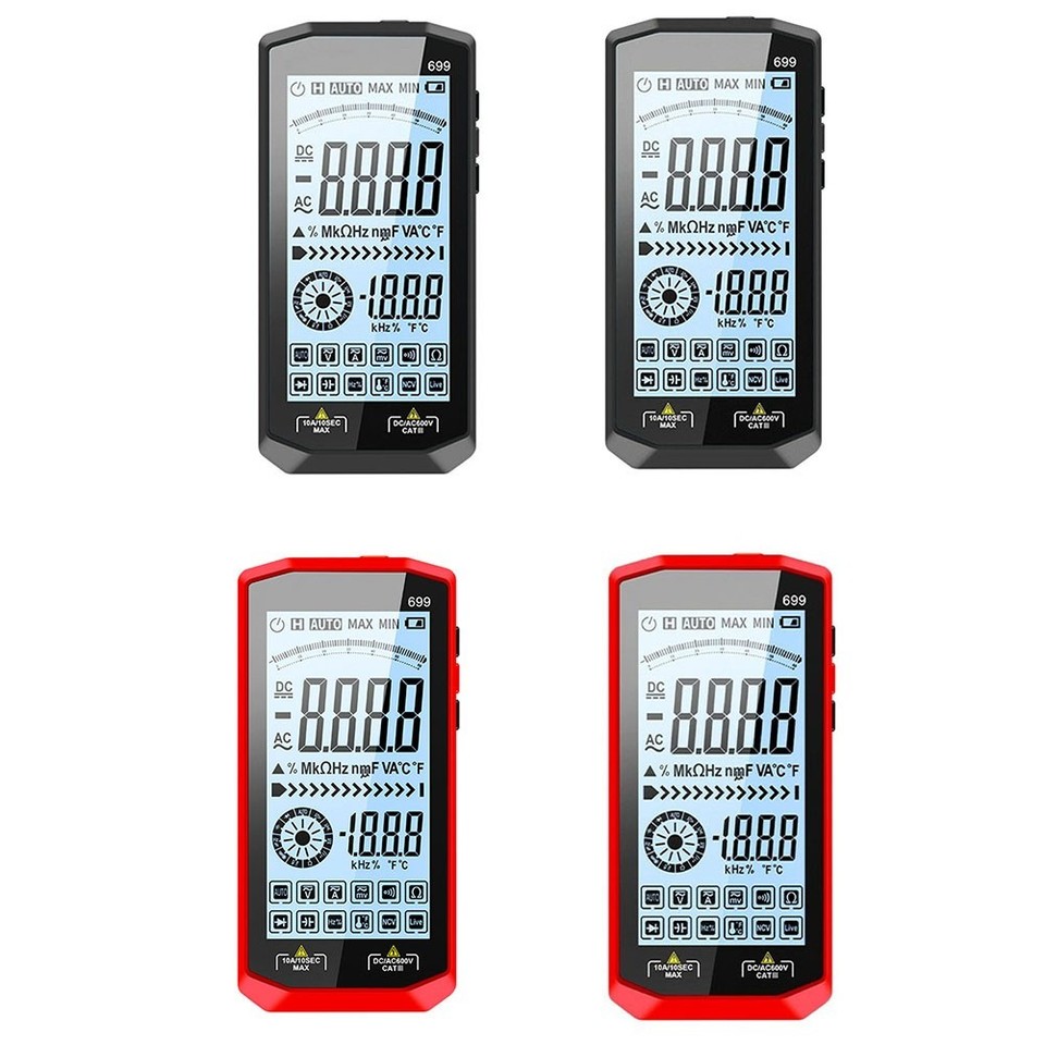 Auto Ranging Digital Multimeter with Large LCD Screen for AC DC Voltage ...