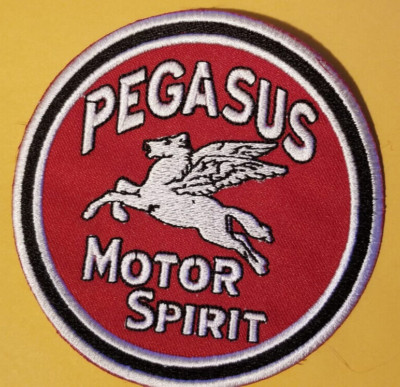 Pegasus Motor Spirit Embroidered Patch worldwide approx. 3.5" | eBay