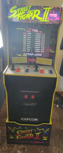 Arcade1UP Street Fighter 2 Capcom Legacy Arcade Video Game Machine with ...