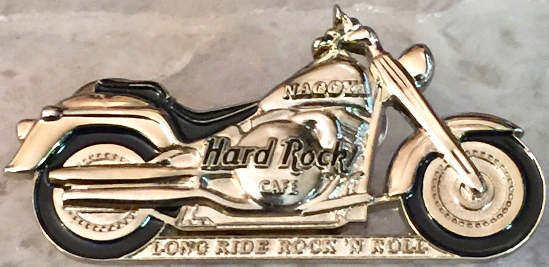Hard Rock Cafe NAGOYA 2002 Harley Davidson Motorcycle "LONG RIDE ROCK ...