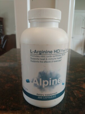 Alpine Nutrition HCI Free Form ALPINE 250 Capsules Support Heart ...