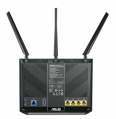 ASUS DSL-AC68U AC1900 Dual Band ADSL/VDSL Gigabit WiFi Modem Router for ...
