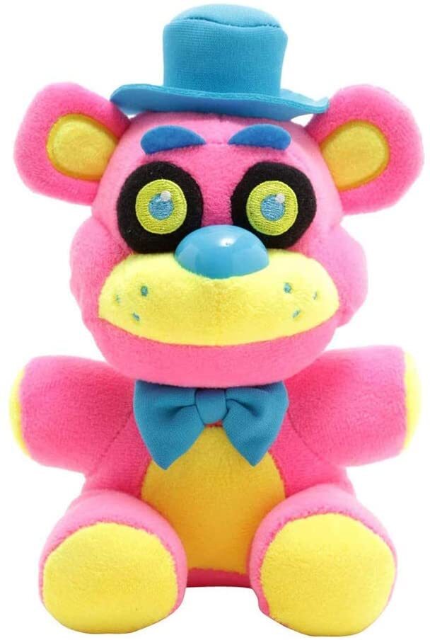 FUNKO 8" PLUSH PINK NEON FREDDY FIVE NIGHTS AT FREDDYS FNAF IN HAND ...