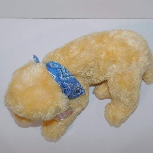 VTG 2002 Ty Classic 13" Plush Yellow Lab / Golden Retriever SUPERDOG ...