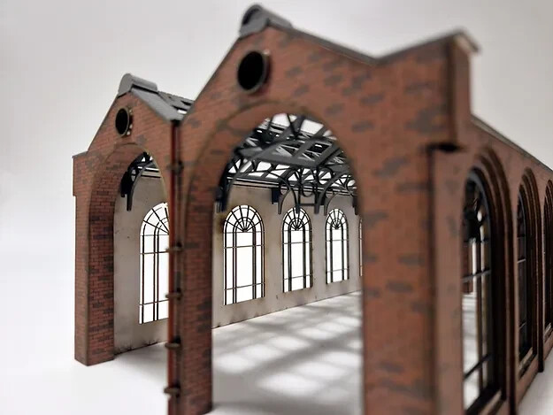 00 Gauge Cheltenham 2 Lane Engine Shed | eBay UK