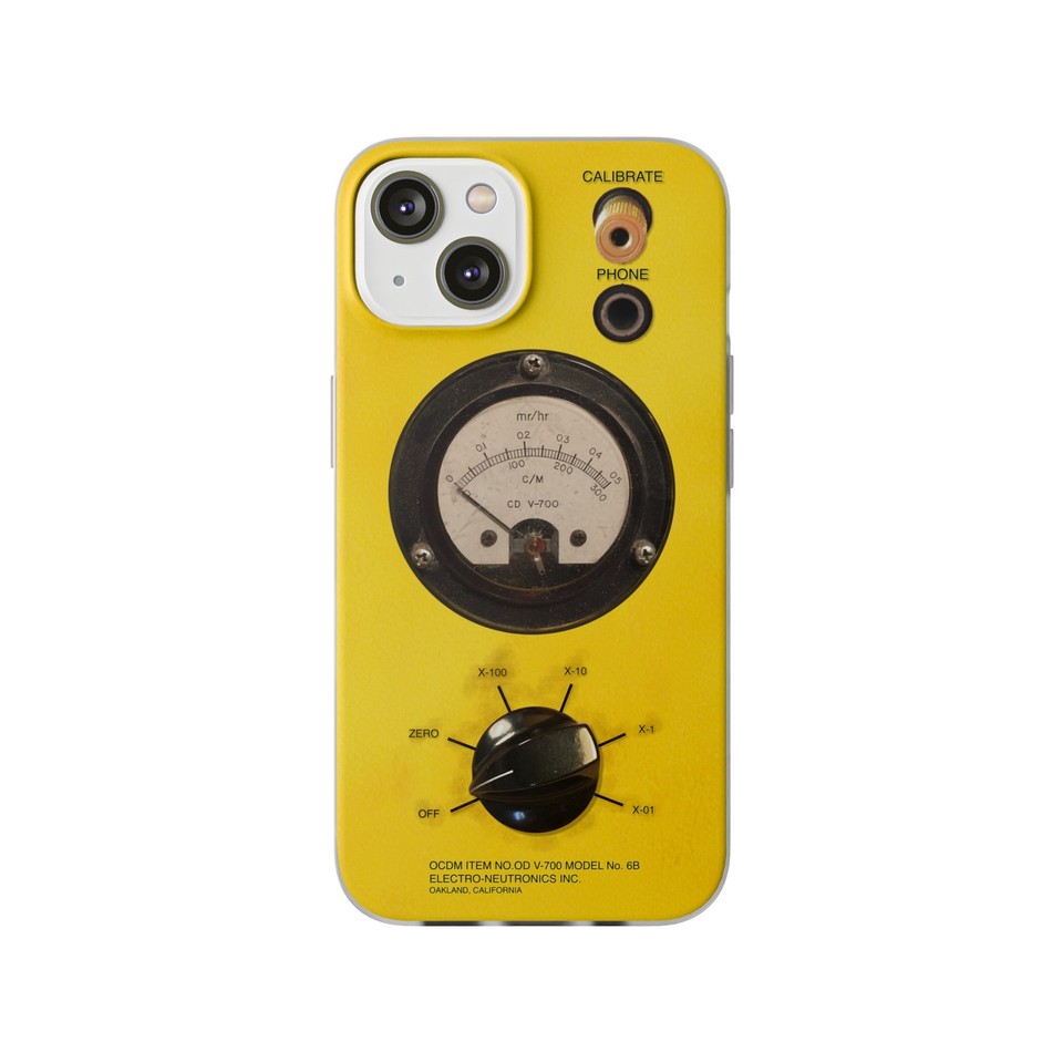 Fallout Geiger Counter Look iPhone Case 15 14 13 12 Pro Max Mini Plus ...