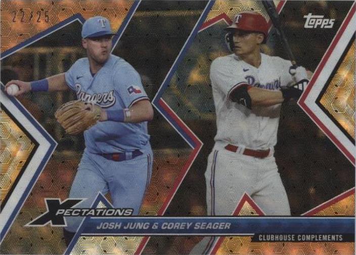 2023 Topps Xpectations - Clubhouse Complements Corey Seager, Josh Jung ...