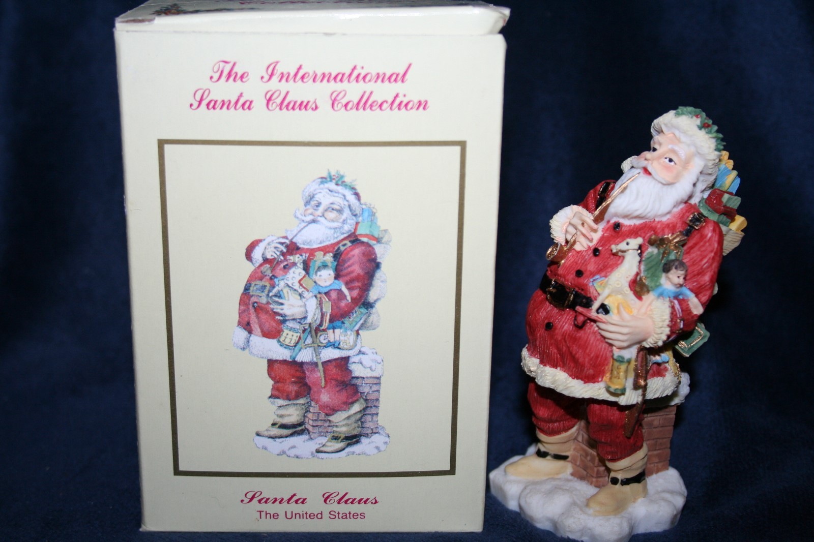 THE INTERNATIONAL SANTA CLAUS COLLECTION SANTA CLAUS USA CHRISTMAS 1992 ...