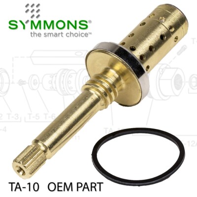 Symmons Shower Valve TA-10 OEM Flow Control Spindle-Temptrol Mixing ...