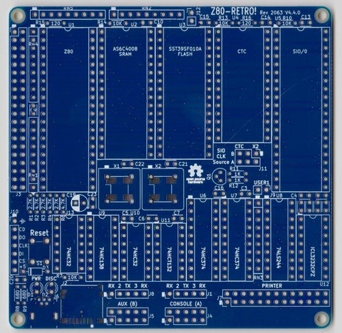 Z80-RETRO! SBC rev.2063 v4.4v0 - 4 layers PCB | eBay