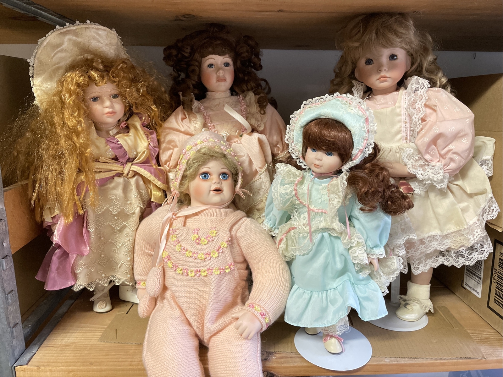 Lot Of 5 Large Porcelain Dolls See description collectable | eBay