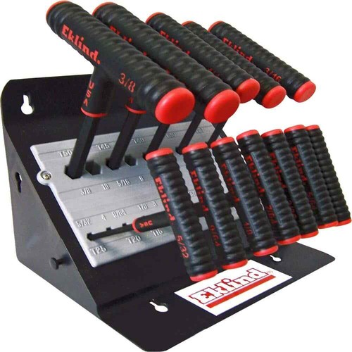 Power-T Handle Hex Key Allen Wrench- 11-Pieces Set SAE Inch Sizes 5/64 ...
