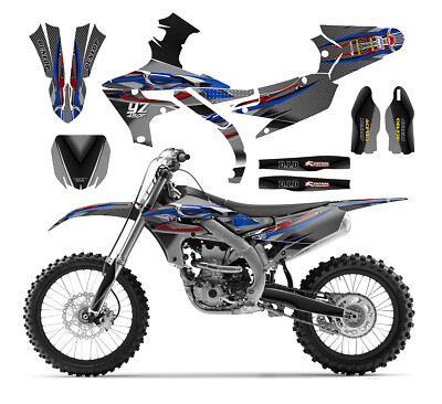 2019 2020 YZ250f YZ450f custom graphics sticker kit 24 mil #5815 Blue ...