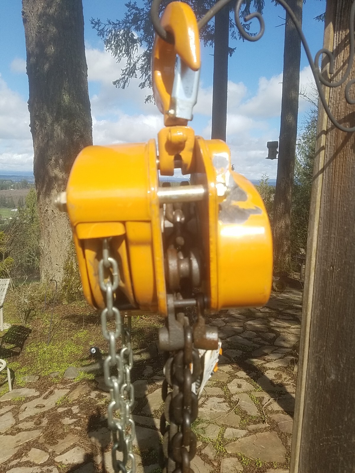 Magna Heavy Duty Chain Hoist 2Ton Fall Chain Hoist 30 FOOT LIFT EUC | eBay