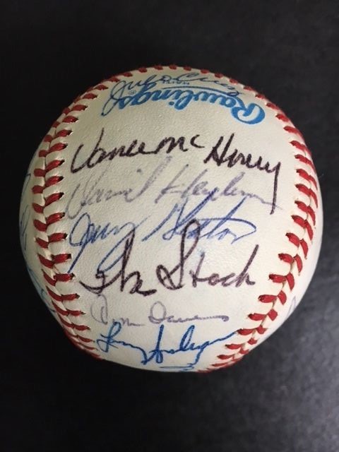 1981 Seattle Mariners Team Signed Baseball(29 Autos)Dave Henderson(R ...