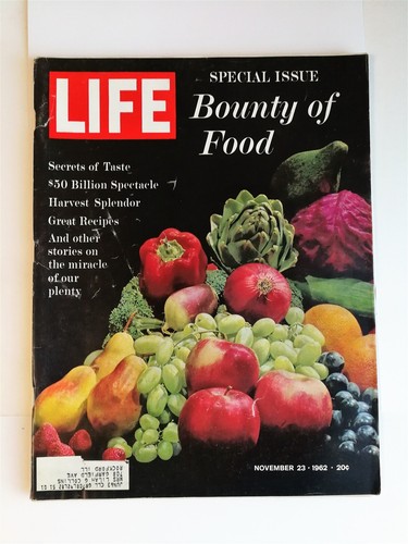 Life Magazine November 23, 1962 - Special Issue Bounty of Food - Ads | eBay