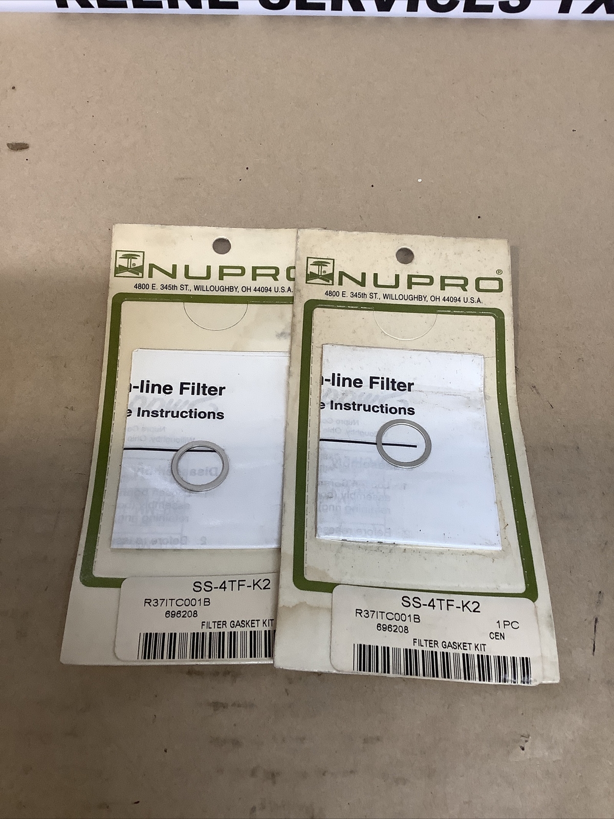 Nupro Filter Gasket Kit SS-4TF-K2 for sale online | eBay