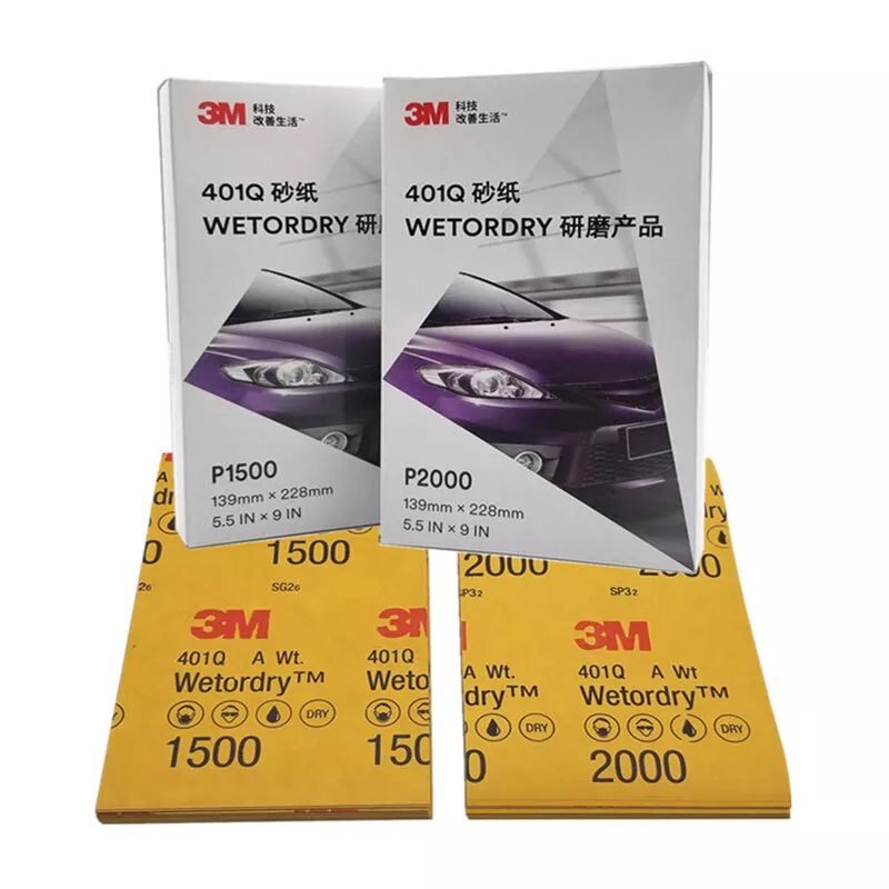 For 3M Fine Sandpaper 1500/2000 Grit Sandpaper For Polishing Car Paint ...