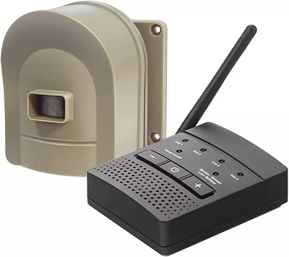 1/2 Mile Hosmart Rechargeable Driveway Alarm Wireless Sensor System ...