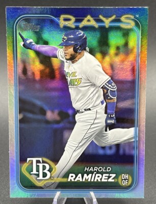 2024 Topps Series 1 Rainbow Foil #256 Harold Ramirez Tampa Bay Rays | eBay