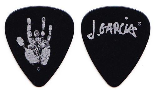 Grateful Dead Jerry Garcia Signature Hand Print Promotional Black ...