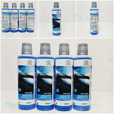 TOYOTA WINDSCREEN WASHER FLUID CONCENTRATED SCREEN WASH FLUID 250ML ...