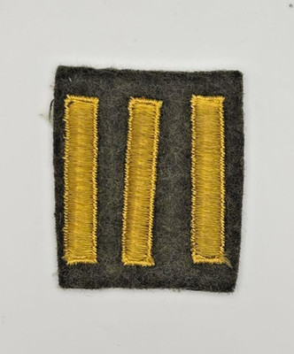 ORIGINAL VTG WWII U.S. Army 3 Overseas Service Bars on Felt Mesh Patch ...