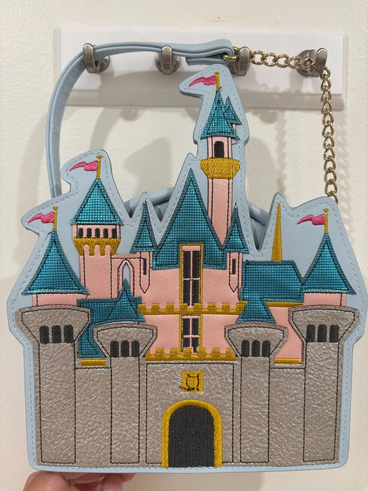 Danielle Nicole Disneyland Sleeping Beauty Castle Bag Purse Cross Body ...