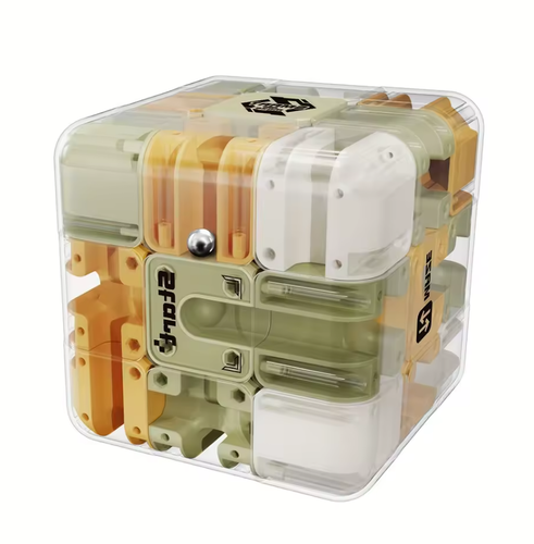 3D Maze Cube Puzzle Toy Transparent Brain Teaser for Kids & Adults | eBay