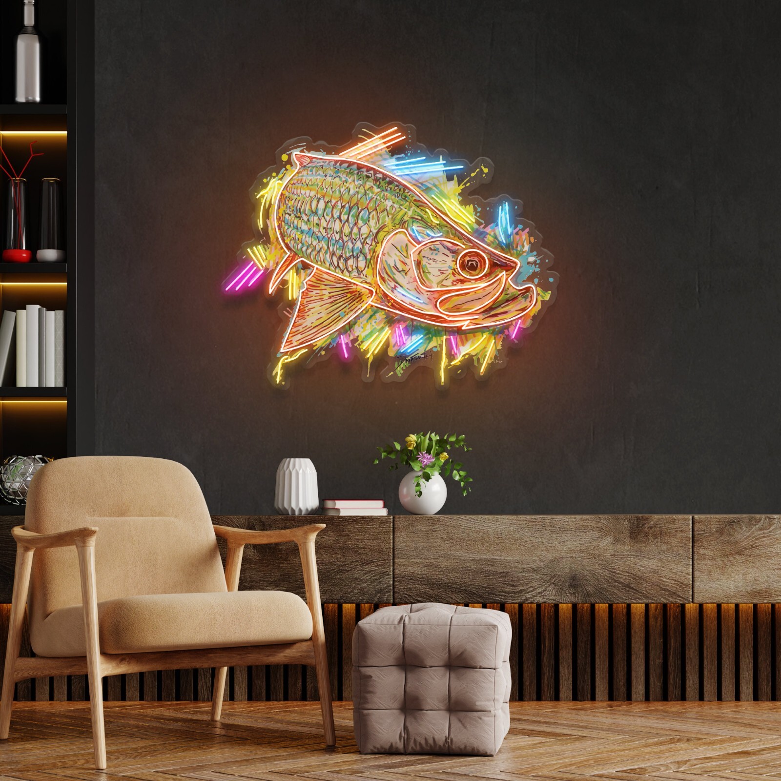 LED NEON SIGN TARPON DANFORTH ART | eBay