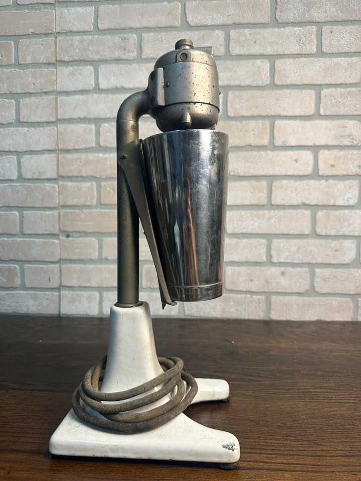 Vintage 1920s Arnold Model No. 15 Malt Milk Shake Mixer White Porcelain ...