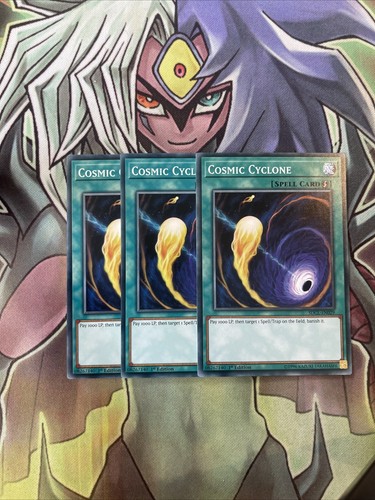 SDCL-EN029 x3 Cosmic Cyclone Common Excellent Condition Yugioh | eBay
