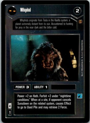 Star Wars Jabba's Palace CCG Card Whiphid | eBay