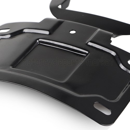 Black License Plate Relocation Kit For Harley Touring Electra Glide ...