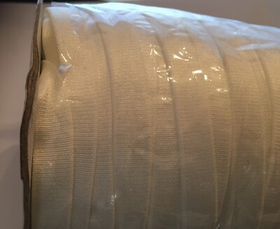Wholesale Roll 100 Yards White Shiny Bra Strap Elastic 3/8” | eBay