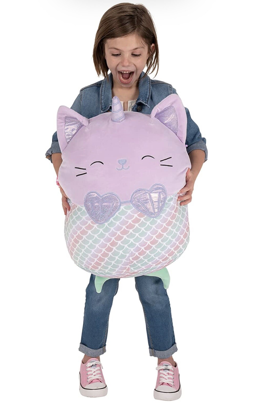 Squishmallows+Caticorn+Mermaid+16+inch+Plush+Toy+-+Pink for sale online ...
