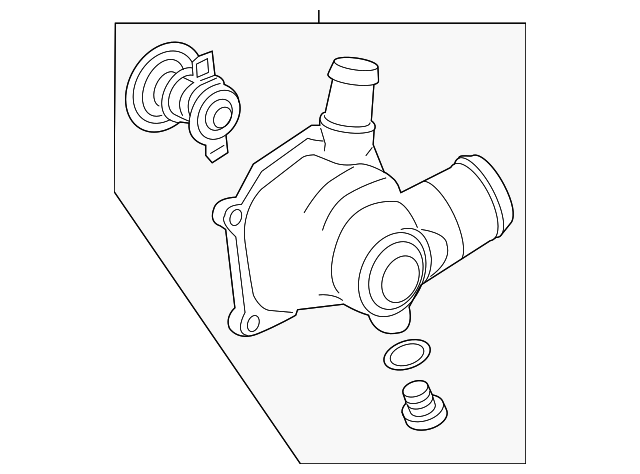 Genuine Audi Thermostat 079121115BG OEM for sale online | eBay