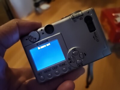 Canon Ixus 400 Silver 4 Mp Digital Camera (Black Screen) | eBay