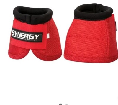 Weaver Horse Bell Boots Synergy Sport Ballistic Red Small | eBay