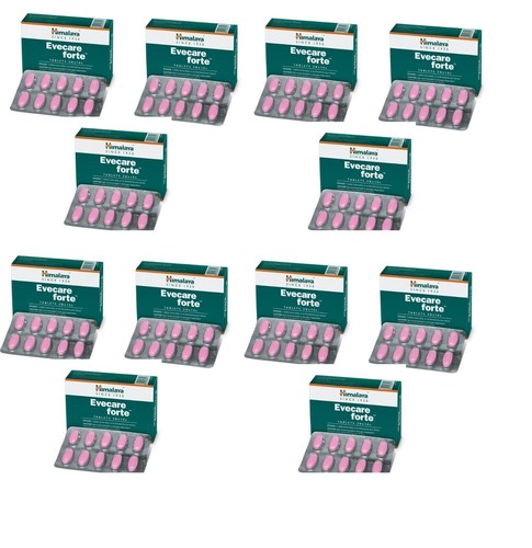 12 X Himalaya EVECARE FORTE 3X10, 30 Tabs, Regulates Estrogen Levels ...