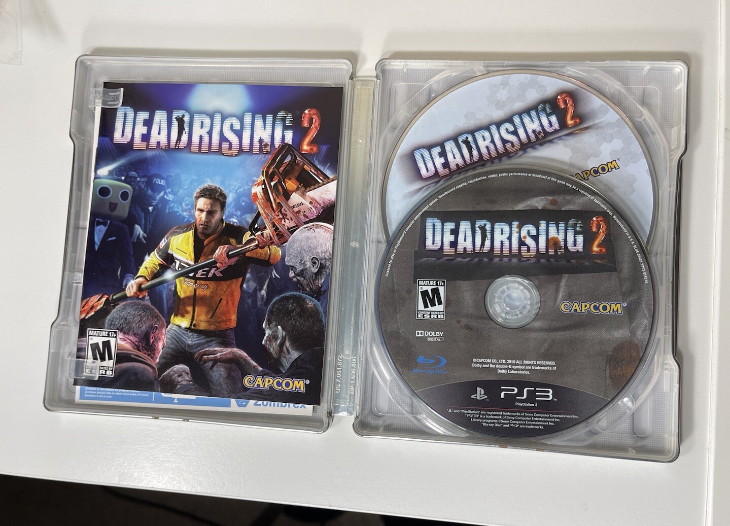 Dead Rising 2 Steelbook Zombrex Edition 2 Disc Set & Manual Playstation ...