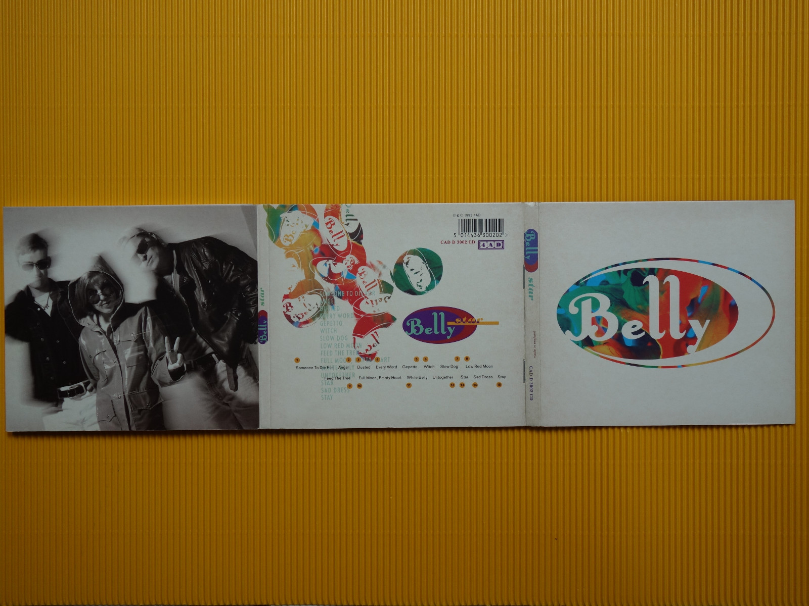 Belly ‎– Star 4AD ‎– CAD D 3002 CD Limited Edition Digipack top MINT ...