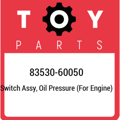 83530-60050 Toyota Switch assy, oil pressure (for engine) 8353060050 ...