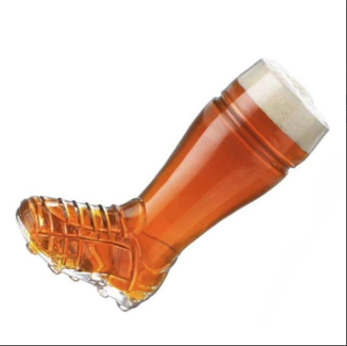 Beer Glass 0.3 L Football Rugby Boot Soccer Shoe Pint Tankard Stein ...