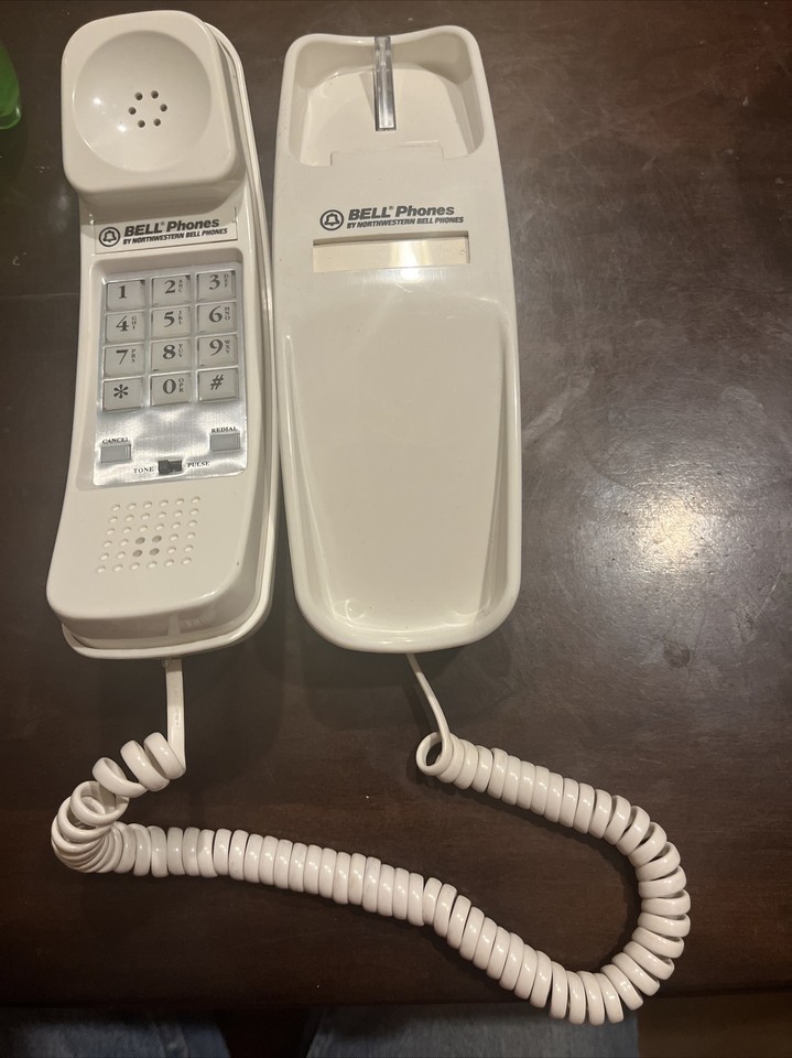 Northwestern Bell Phones Vintage White Push Button Phone | eBay